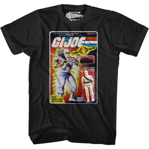 Shirts | Storm Shadow Figure Box Art Gi Joe Tshirt | Poshmark